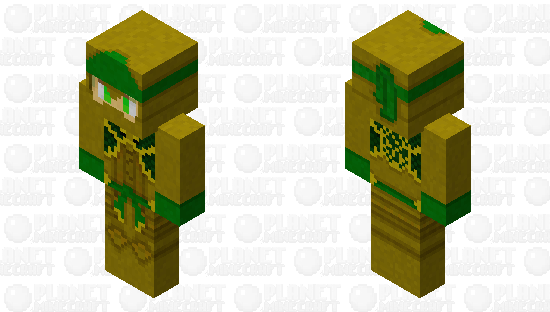 LEGO Ninjago Golden Lloyd Evo HD Minecraft Skin