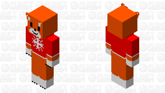 Cute Fox Minecraft Skin