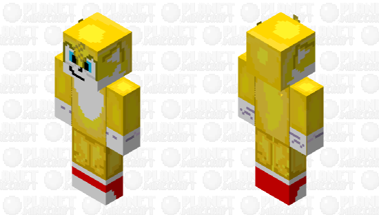 miles "tails" prower Minecraft Skin