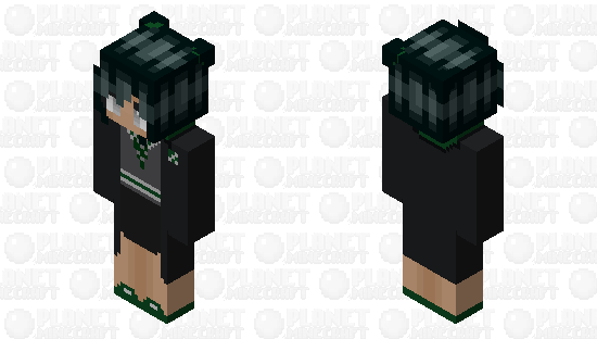 Cute Slytherin girl Minecraft Skin
