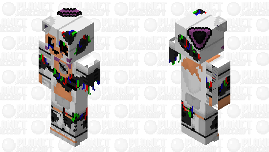 shattered lolbit Minecraft Skin