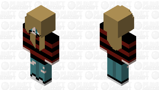 90s grunge girl Minecraft Skin