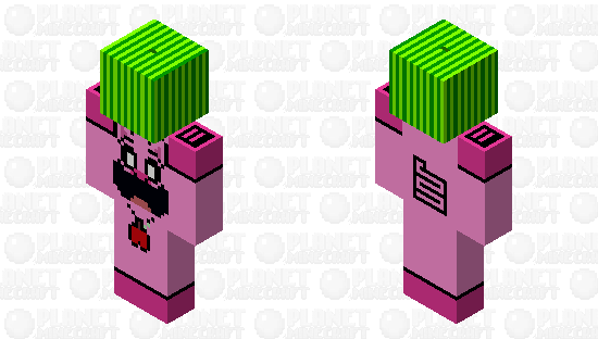 PickyPiggy With Watermelon Minecraft Skin