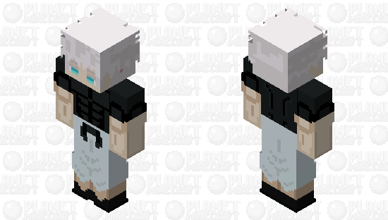 Satoru gojo seis olhos Minecraft skin Minecraft Skin