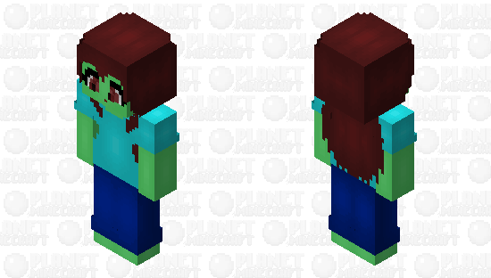 Zombie-chan HD (Dangoheart) Minecraft Skin