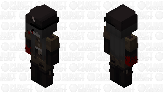 Damaged soldier Girl.. Minecraft Skin