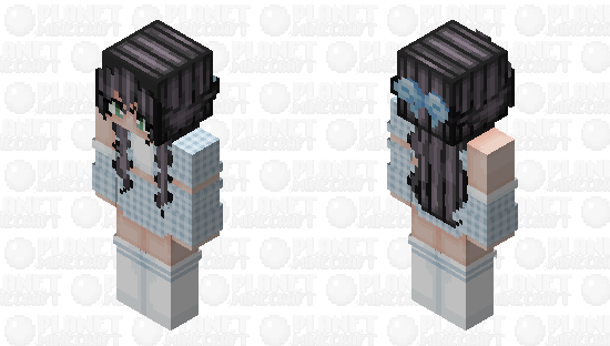 HD Skin ~ Blue Checkered Outfit Minecraft Skin