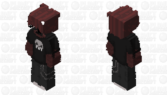 Red skull Minecraft Skin