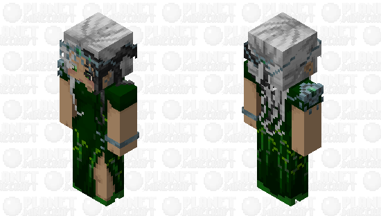 Bamboo Jungle queen Minecraft Skin