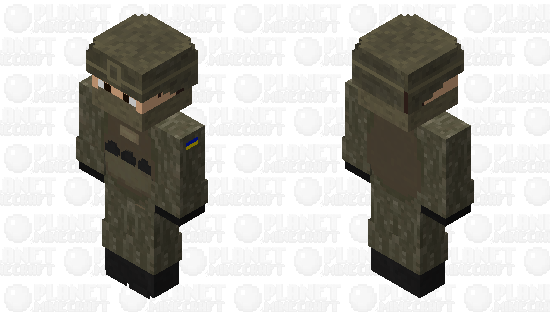 Ukraine Military V1 Minecraft Skin