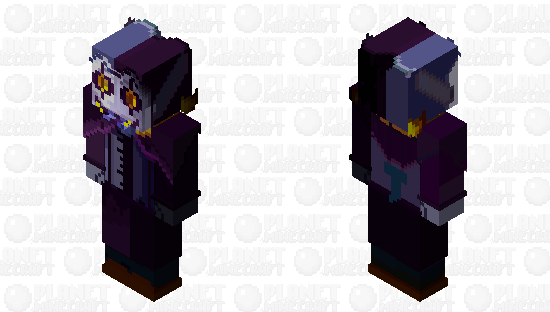 Jevil (Deltarune) (A whole new world attire) Minecraft Skin