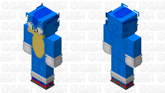 - Steam The Hedgehog - HD - SteamMallard07 OC Minecraft Skin