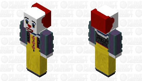 Pennywise (1990) Minecraft Skin