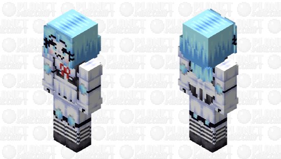 Larimar - Nandroid Skin (Fandom) | Emmy The Robot (OC) Minecraft Skin