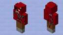Fazbear Frights Ersalin Foxy without faceplate Minecraft Skin