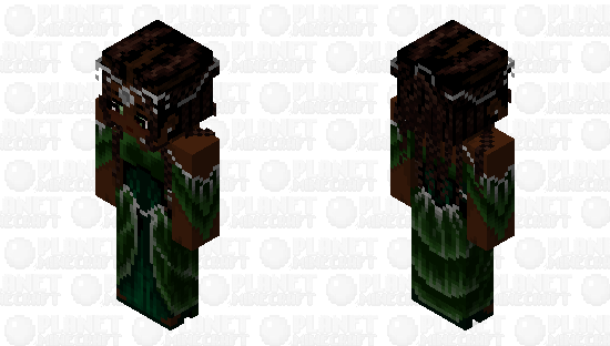 Dark oak forest queen Minecraft Skin