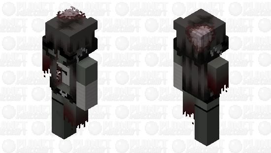 Emo y2k zombie 시원한 Minecraft Skin