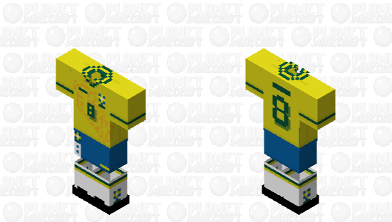 Campeones de Leyenda #3 "Carlos Caetano Bledorn Verri-DUNGA" Minecraft Skin