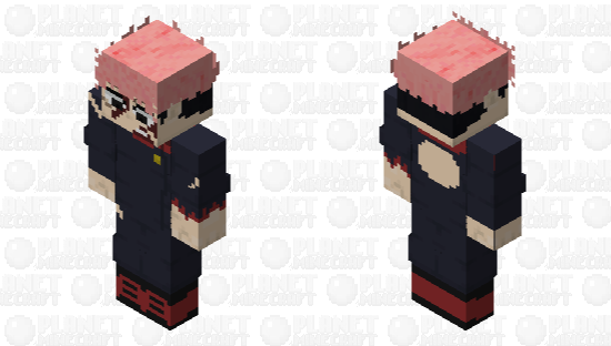 Itadori yuji (shibuya) Minecraft Skin