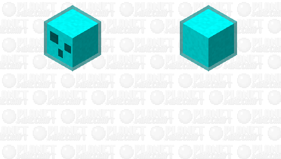 blue slime Minecraft Skin