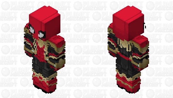 spider man integrated suit Minecraft Skin