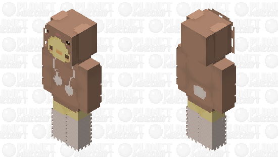 Duckie in Bunny Hoodie Minecraft Skin