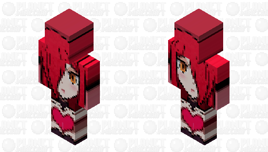 Parasoul Pixel Art 28 Skullgirls Minecraft Skin