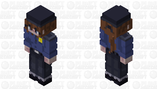 Freddy's Fun Park Security Guard (F) Minecraft Skin