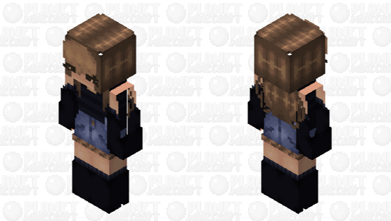 Kuro Gyaru Minecraft Skin