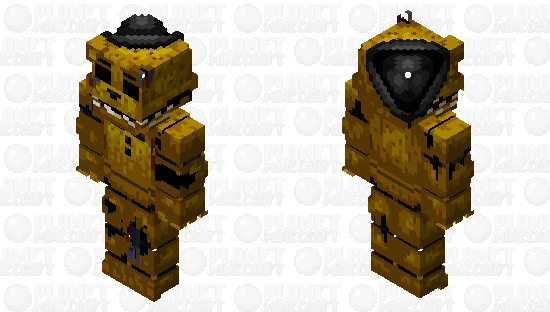 Withered Golden Freddy || Five Nights at Freddy's 2 Minecraft Skin