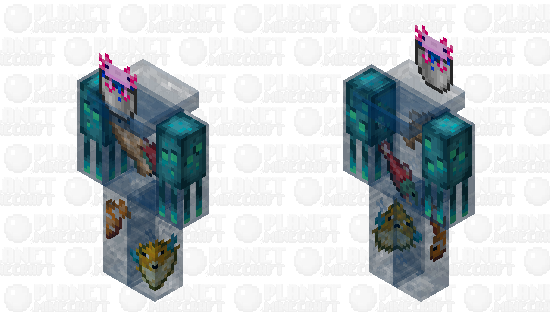 Water Elemental Minecraft Skin