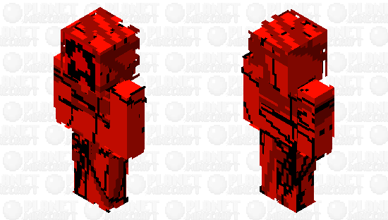 Mr.Incredible Becoming Uncanny Phase 34.5 Minecraft Skin