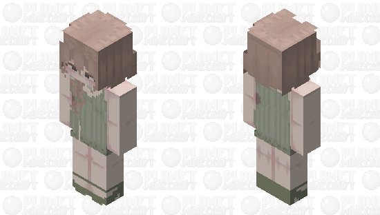 Green Day Braid Minecraft Skin