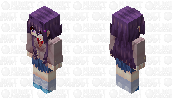 Yuri Doki doki Literature Club {Credit By Team Salvato} Minecraft Skin