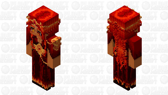 Magma queen Minecraft Skin