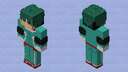 Izuku Midorya (Deku with Mask) Season 1 Minecraft Skin
