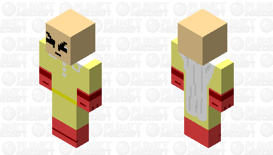 Saitama/one punch man Minecraft Skin
