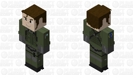 Ace Combat 5 - Alvin H. Davenport W/O helmet Minecraft Skin