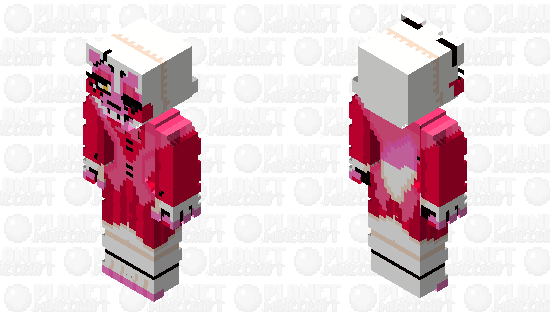 Fixed Mangle/Toy Foxy [FINAL VERSION] Minecraft Skin