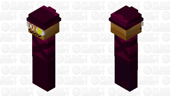 Decimated poip FNF Bambi's purgatory Minecraft Skin