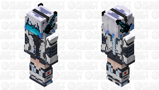 Cyborg Keira (W/Visors) Minecraft Skin