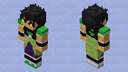 Broly Minecraft Skin