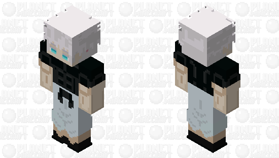 Gojo Satoru jujutsu Minecraft skin Minecraft Skin
