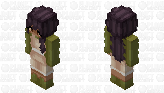 Aesthetic cottage core girl Minecraft Skin