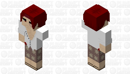 Red-Haired Shanks Minecraft Skin