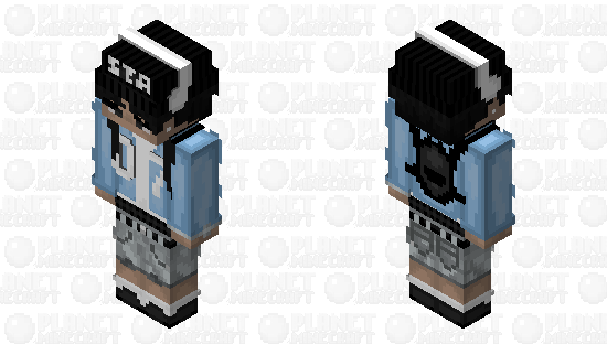 o3sta skinny build Minecraft Skin