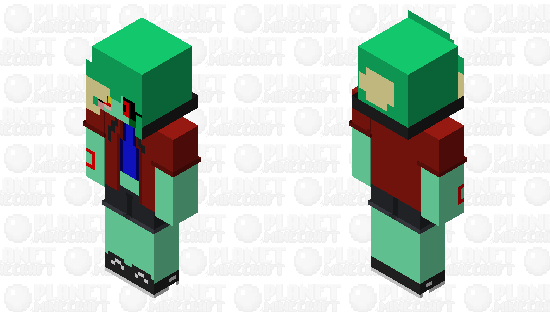 Zombie apocalypse Arren almost infected Minecraft Skin