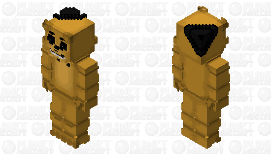 (NEW) Golden Freddy Minecraft Skin