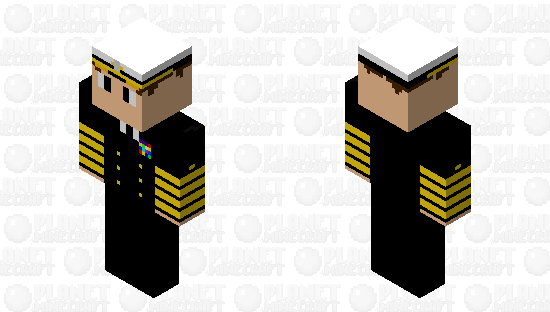 O6 Captain Dress Blues US Navy Minecraft Skin