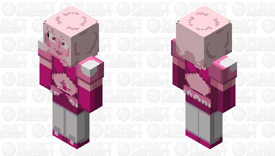 Pink diamond skin Minecraft Skin